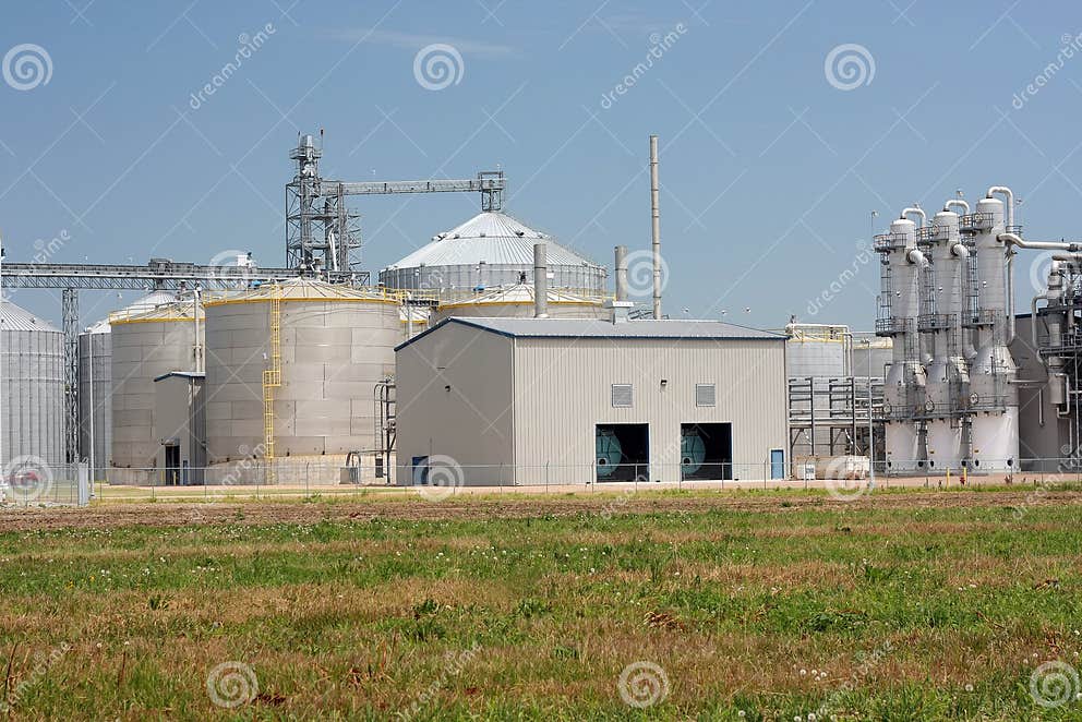 Ethanol Plant stock image. Image of agriculture, agribusiness - 20262793