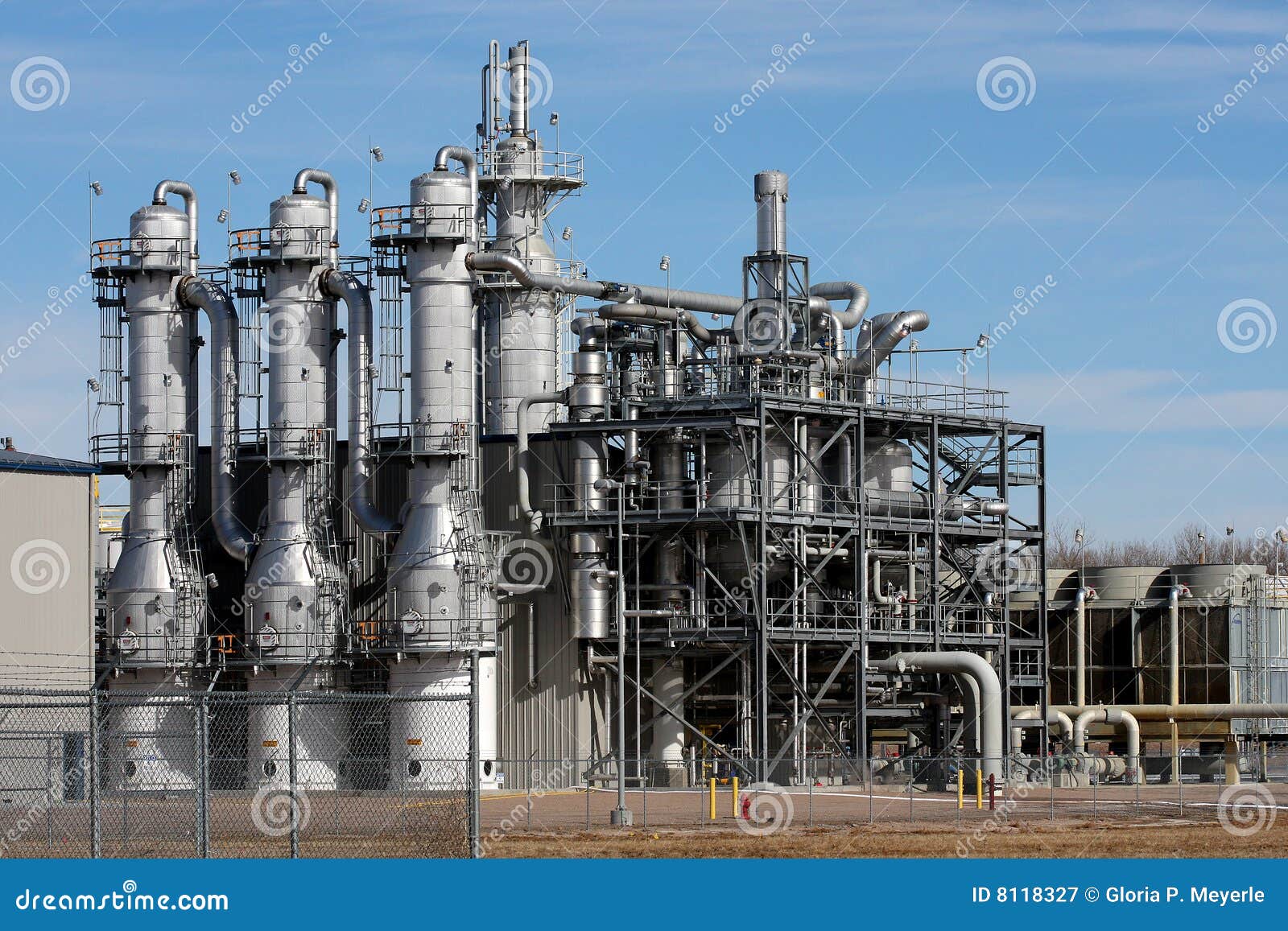 Ethanol Plant stock image. Image of ethanol, metal, power - 8118327