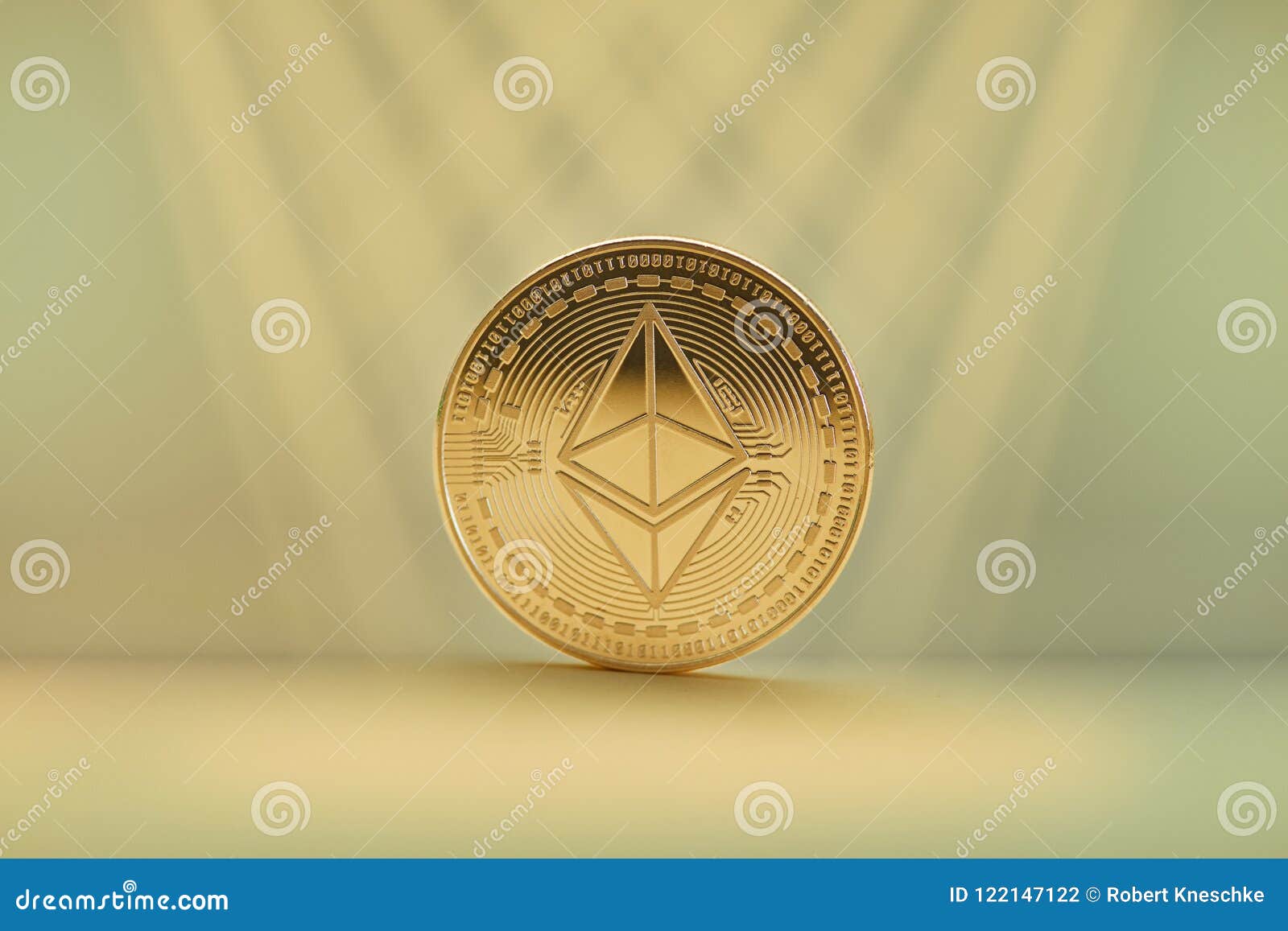 Ether Coin As a Cryptocurrency Concept Editorial Photography - Image of ...