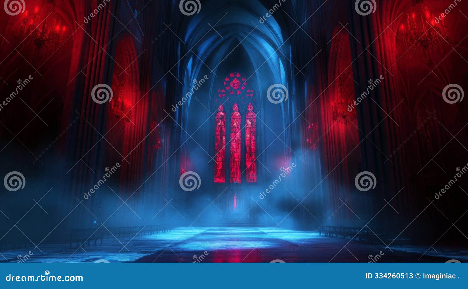 Ethereal Cathedral: A Fusion Of Gothic And Sci-Fi Architecture Royalty ...