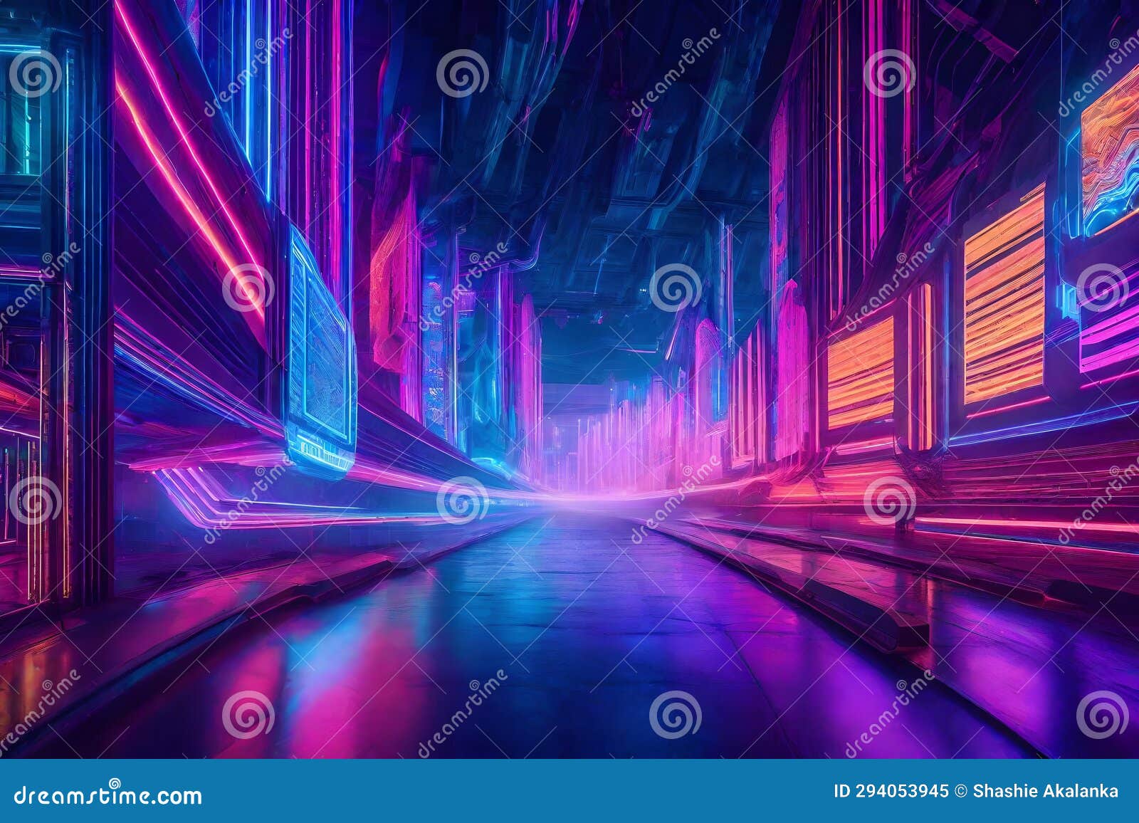Ethereal Chaos Using Abstract Patterns on an 80s Retro-futuristic ...