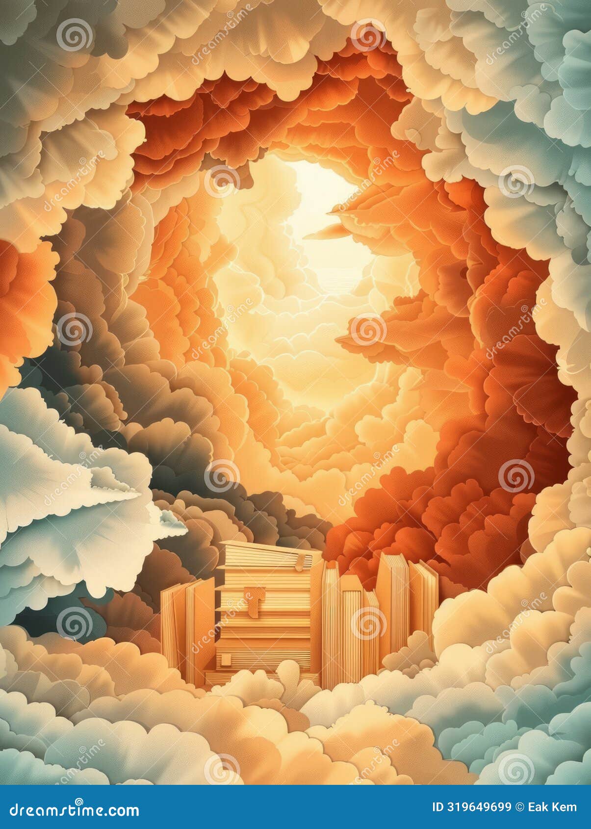 Ethereal Dreamscape Exploring a Surreal World of Cloud Formations and ...