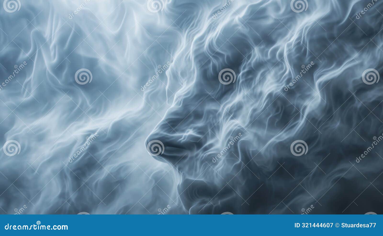 Wispy Clouds Swirl Into Ethereal Bookshelves, Their Shelves Laden With ...