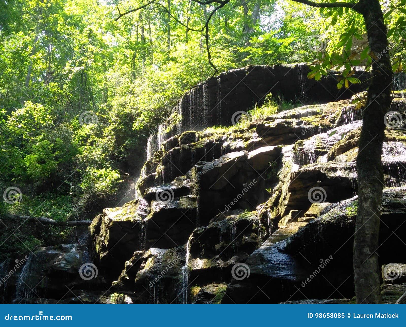 Ethereal Falls stock image. Image of waterfall, hike - 98658085