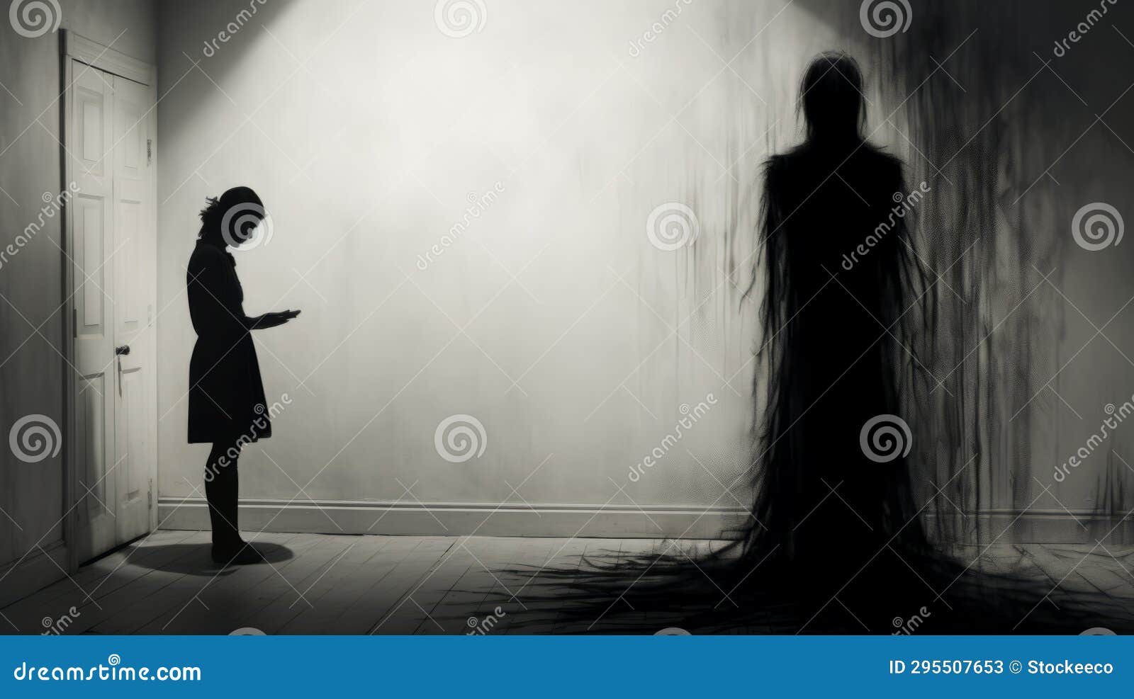 Ethereal Ghost: a Captivating Conceptual Installation Art Stock ...