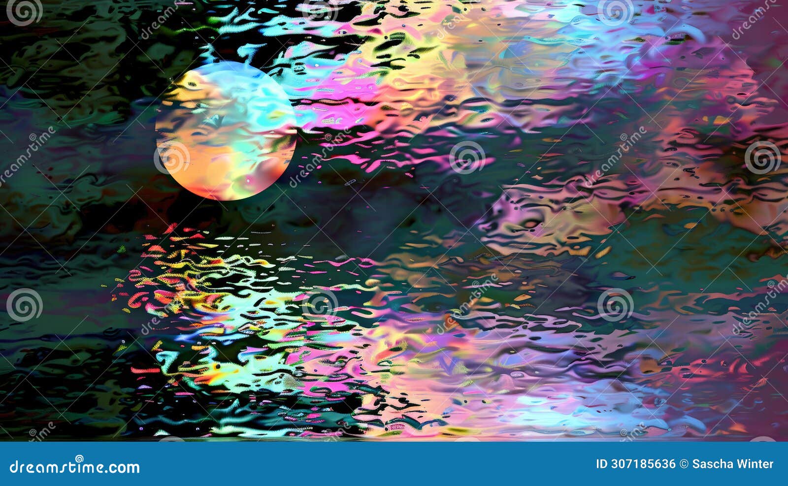 Ethereal Ink: Celestial Datamosh Stock Photo - Image of intriguing ...
