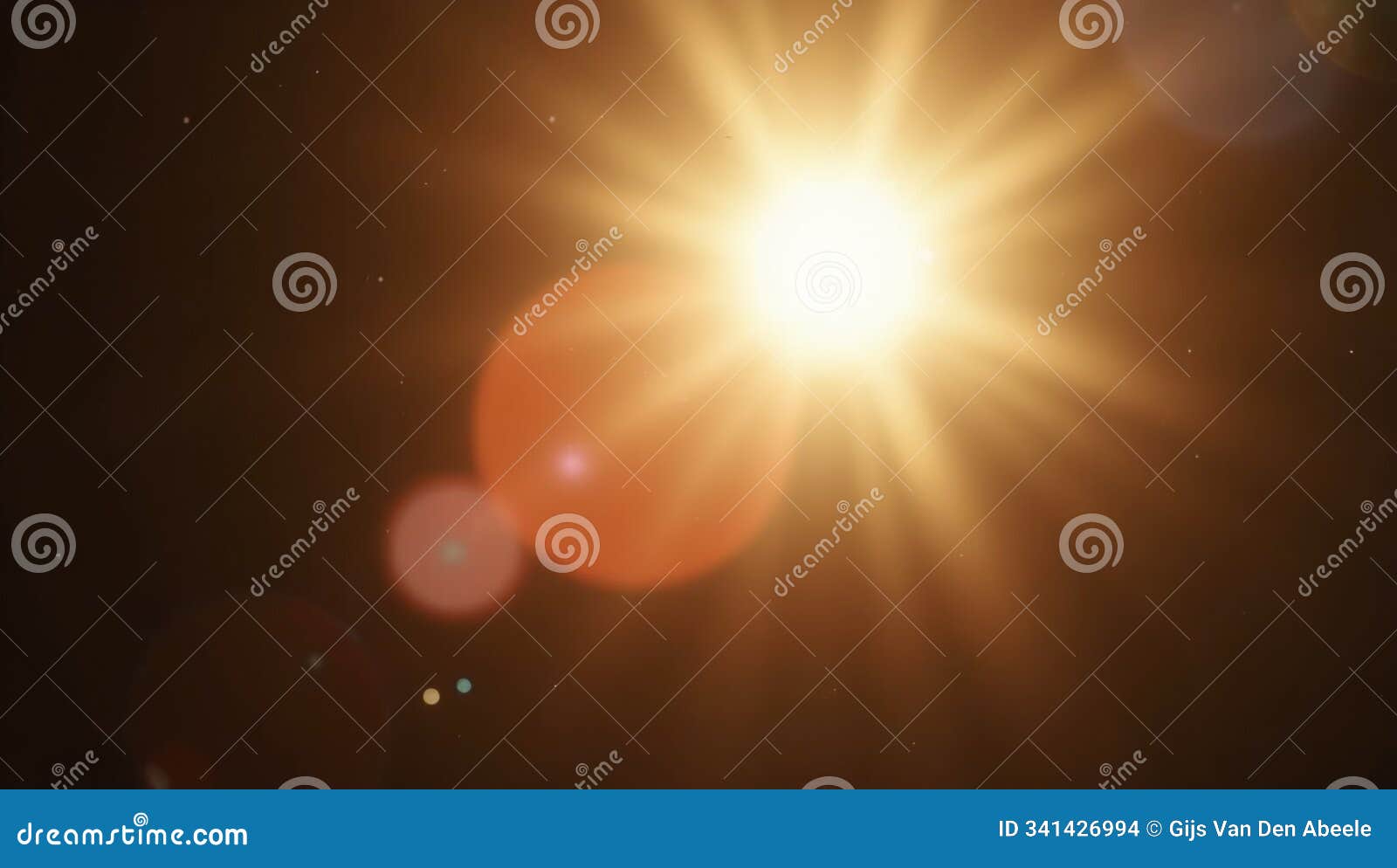 Ethereal Lens Flare with Cinematic Glow Stock Illustration ...