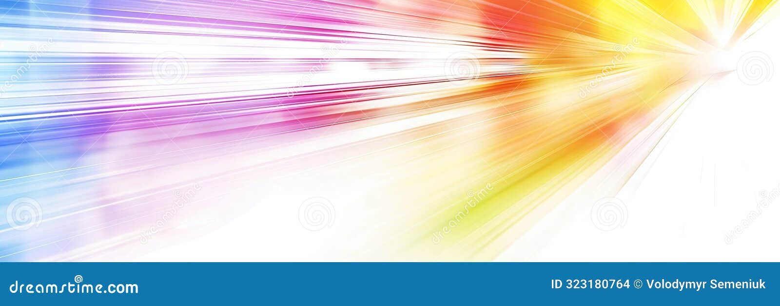 Ethereal Light Beam Transforming through Visible Spectrum Colors Stock ...