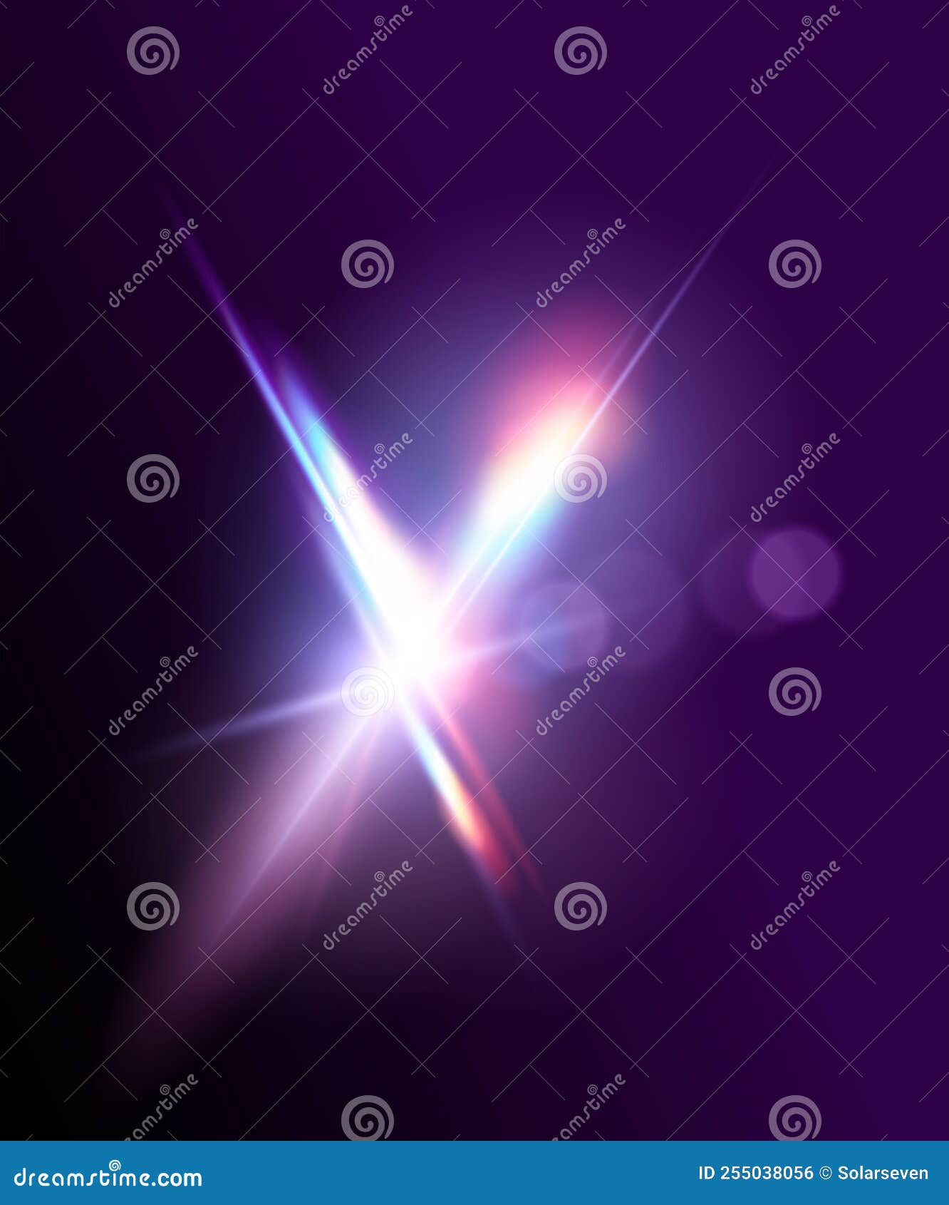 Ethereal Light Lens Flare Effect Vector Stock Vector - Illustration of ...