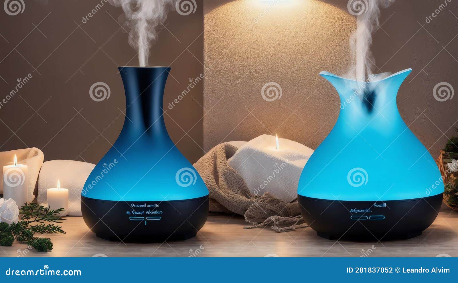 Ethereal Mist Capturing The Serenity Of A Relaxing Essential Oil ...