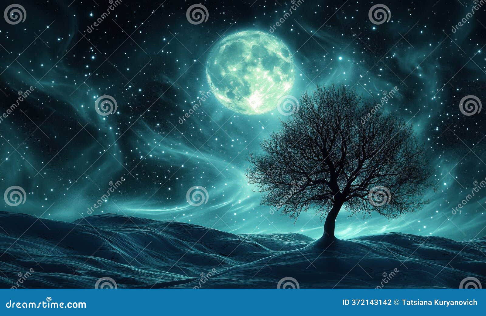 Ethereal Night Sky With Pink Laser Beam And Cosmic Clouds In Dreamy ...