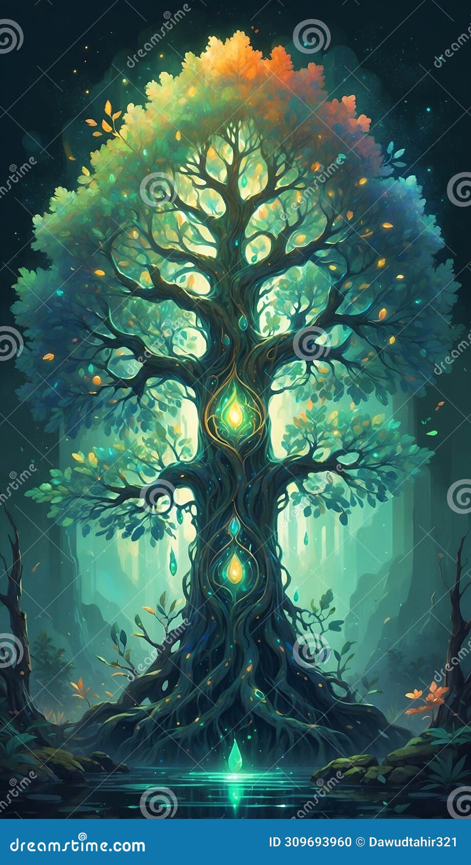 Binary Tree Guardian: a Mythical Masterpiece of Balance and Duality ...