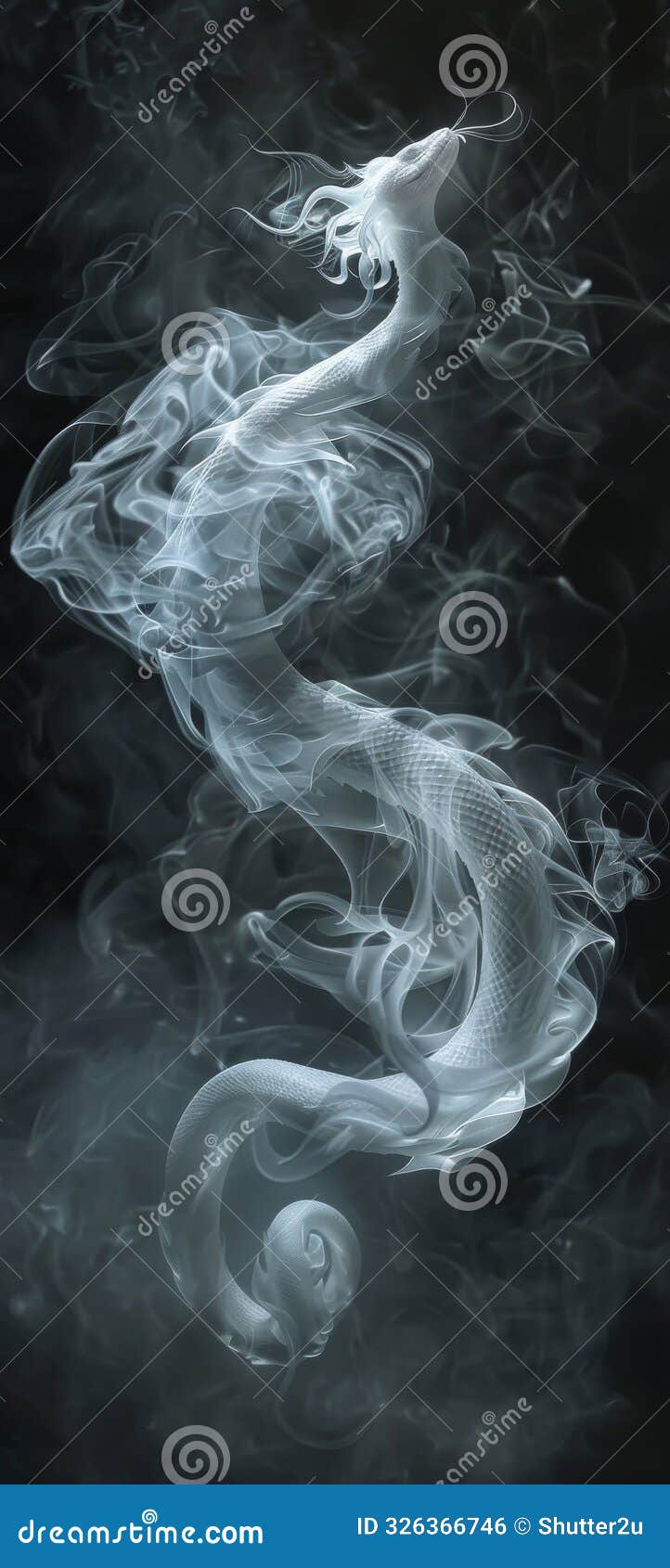 Spectral Serpent: A Luminous 3d Fish That Dazzles In Vibrant Colors ...