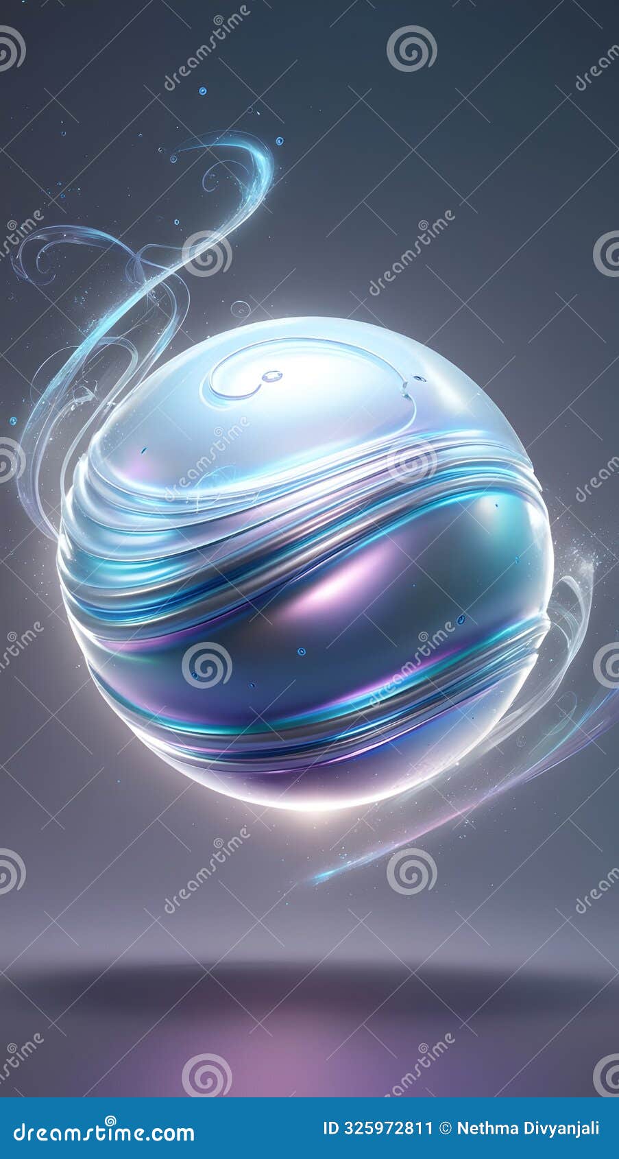 Ethereal Sphere stock illustration. Illustration of mystery - 325972811
