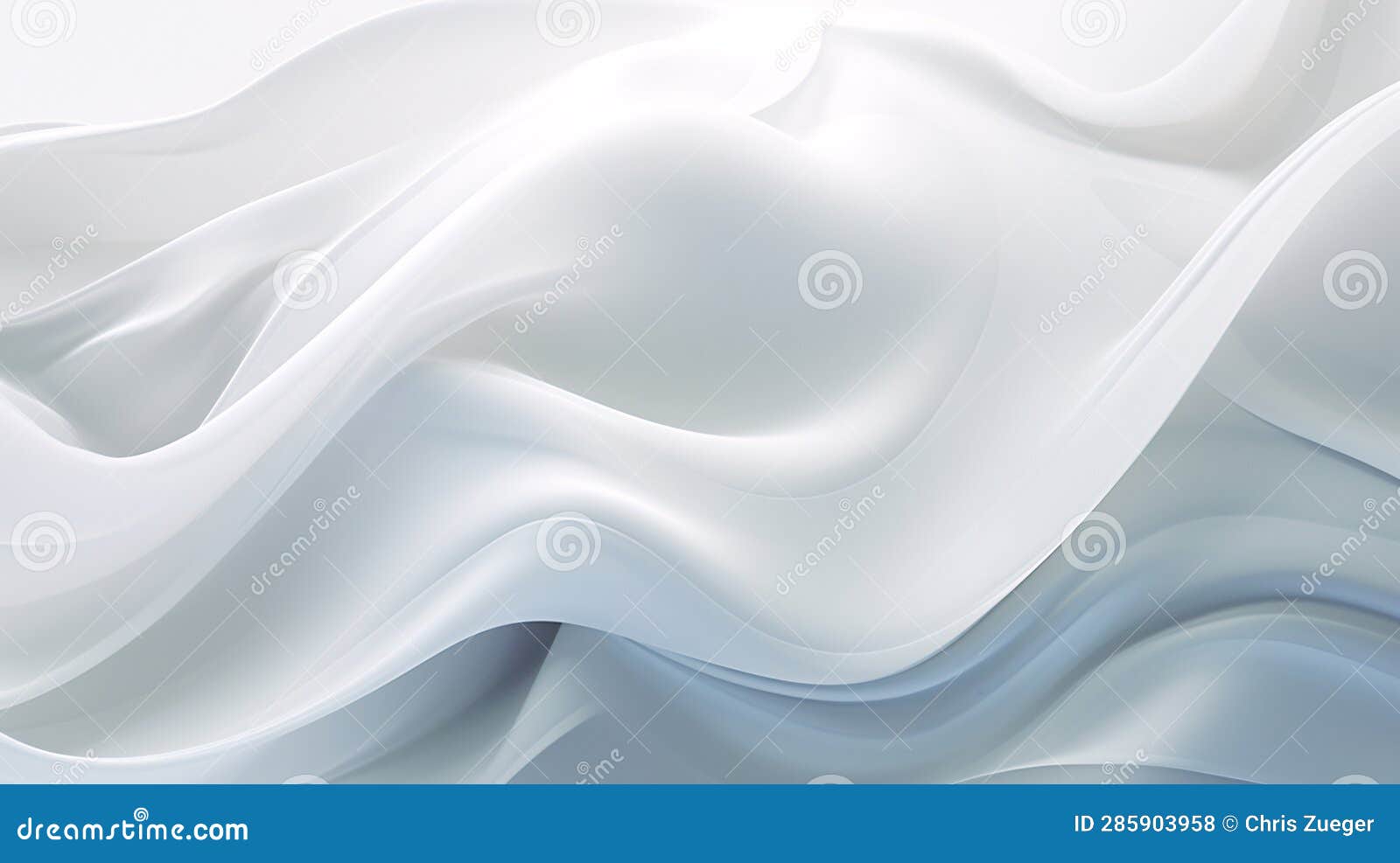 Ethereal Undulating Waves Across Translucent White Background Stock ...