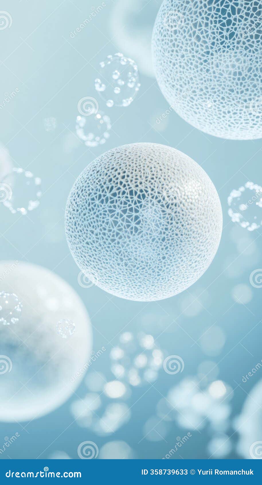 Exosome Microscopy A Magnified Depiction Of Exosomes Illustrated As ...