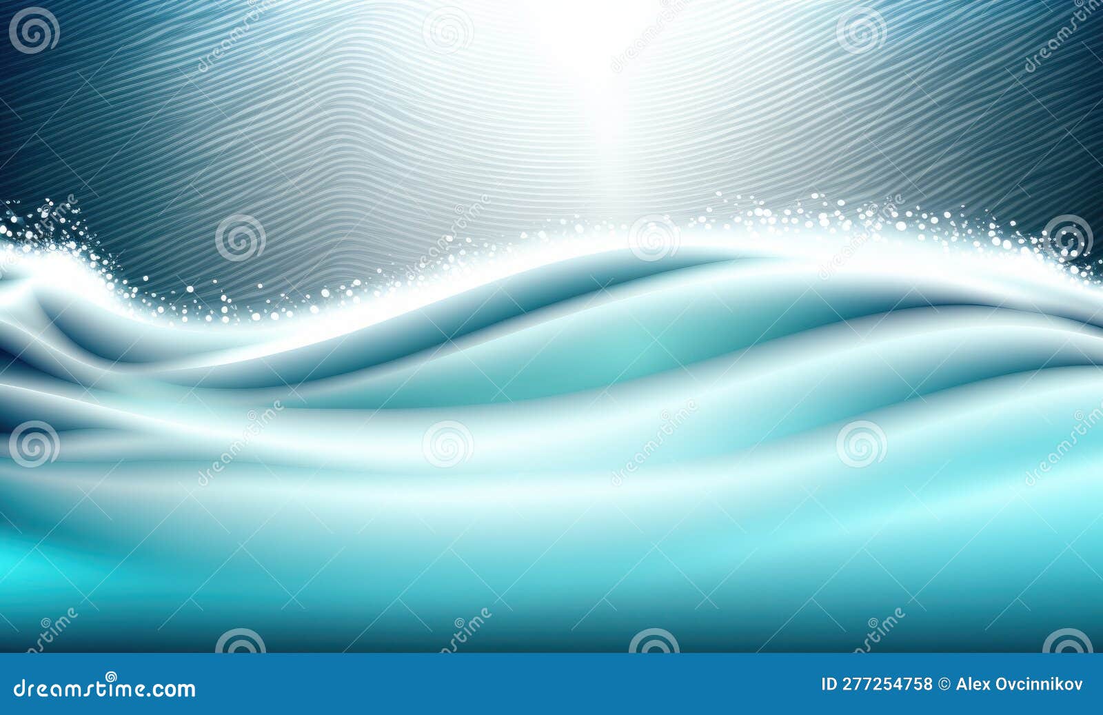 Ethereal Water Texture for Spa and Wellness Designs. Stock Illustration ...
