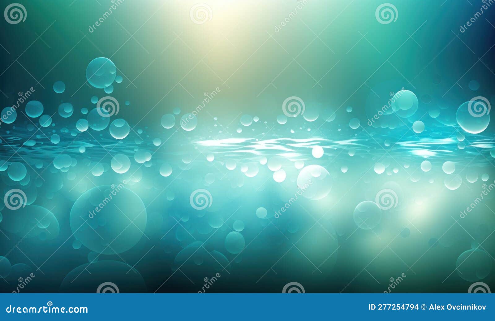 Ethereal Water Texture for Spa and Wellness Designs. Stock Illustration ...