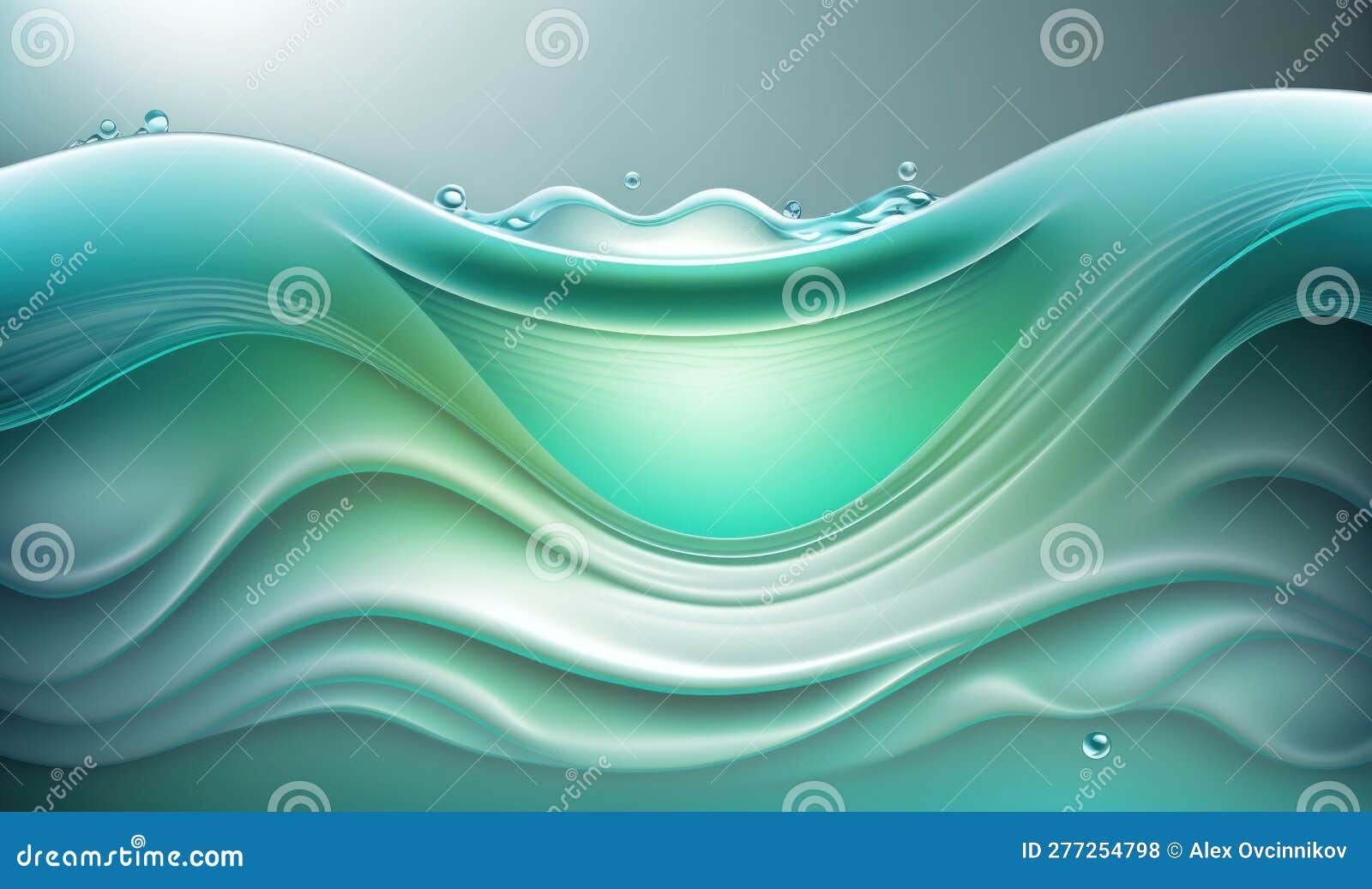 Ethereal Water Texture for Spa and Wellness Designs. Stock Illustration ...