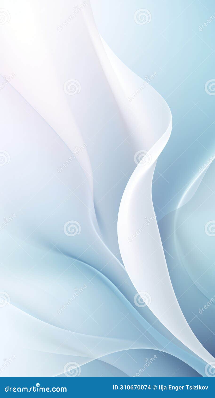 Ethereal White Abstract Minimalist Magic Background with a Delicate and ...