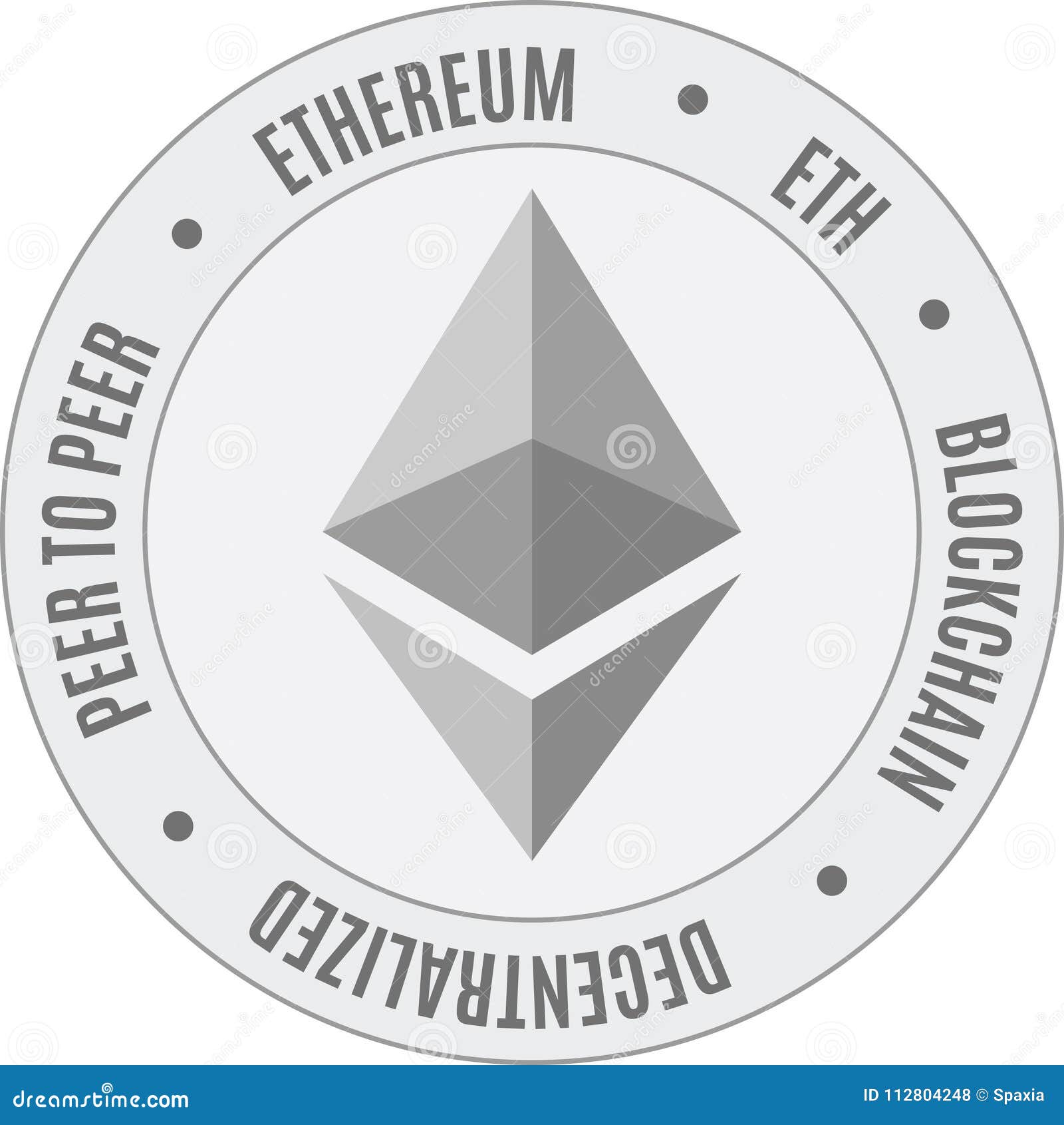 Ethereum Cripto Currency Vector Logo Editorial Photo | CartoonDealer ...