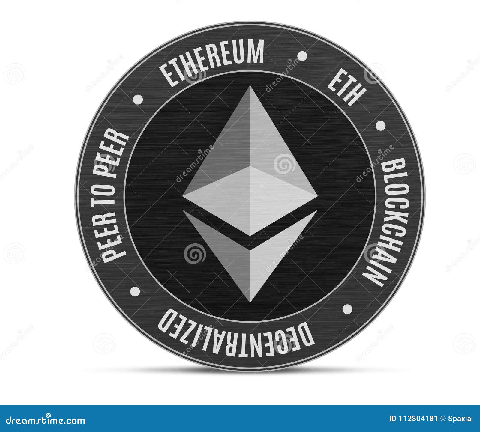 Ethereum Coin with Logo Isolated Editorial Photo - Illustration of ... Ethereum Coin with Logo Isolated Editorial Photo - Illustration of ...