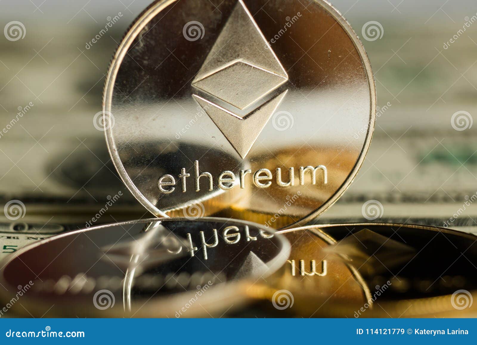 Ethereum coin editorial stock image. Image of coins - 114121779
