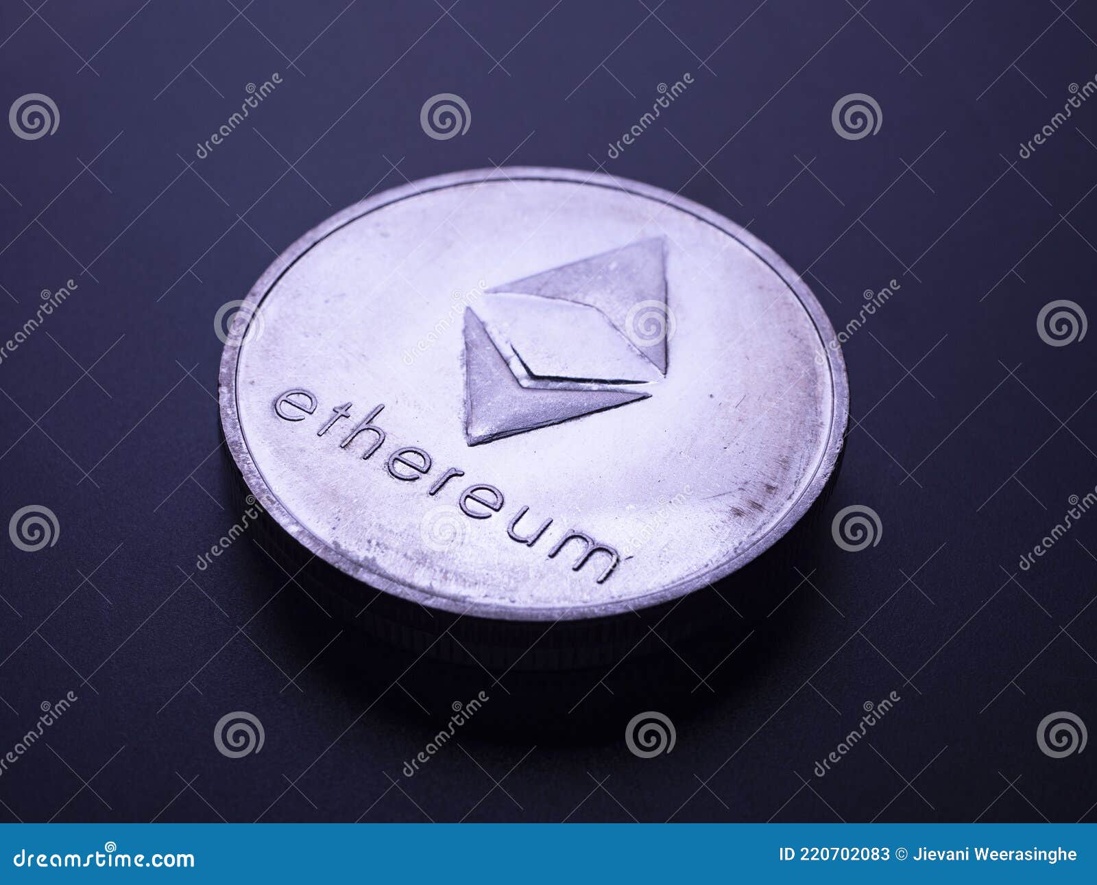 Ethereum Crypto Currency Coin Editorial Stock Photo - Image of commerce ...