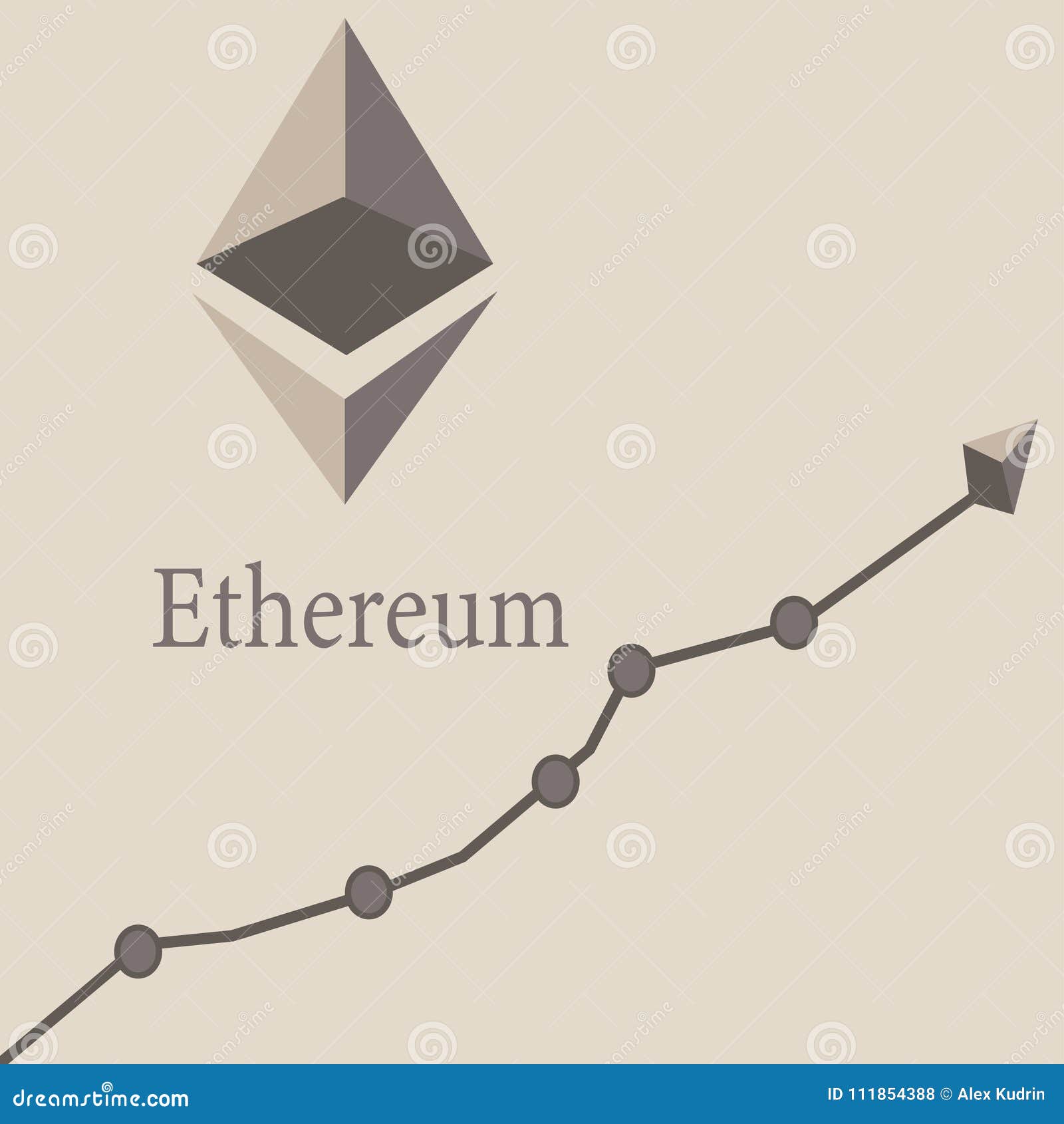 Ethereum diagram editorial stock photo. Illustration of gray - 111854388