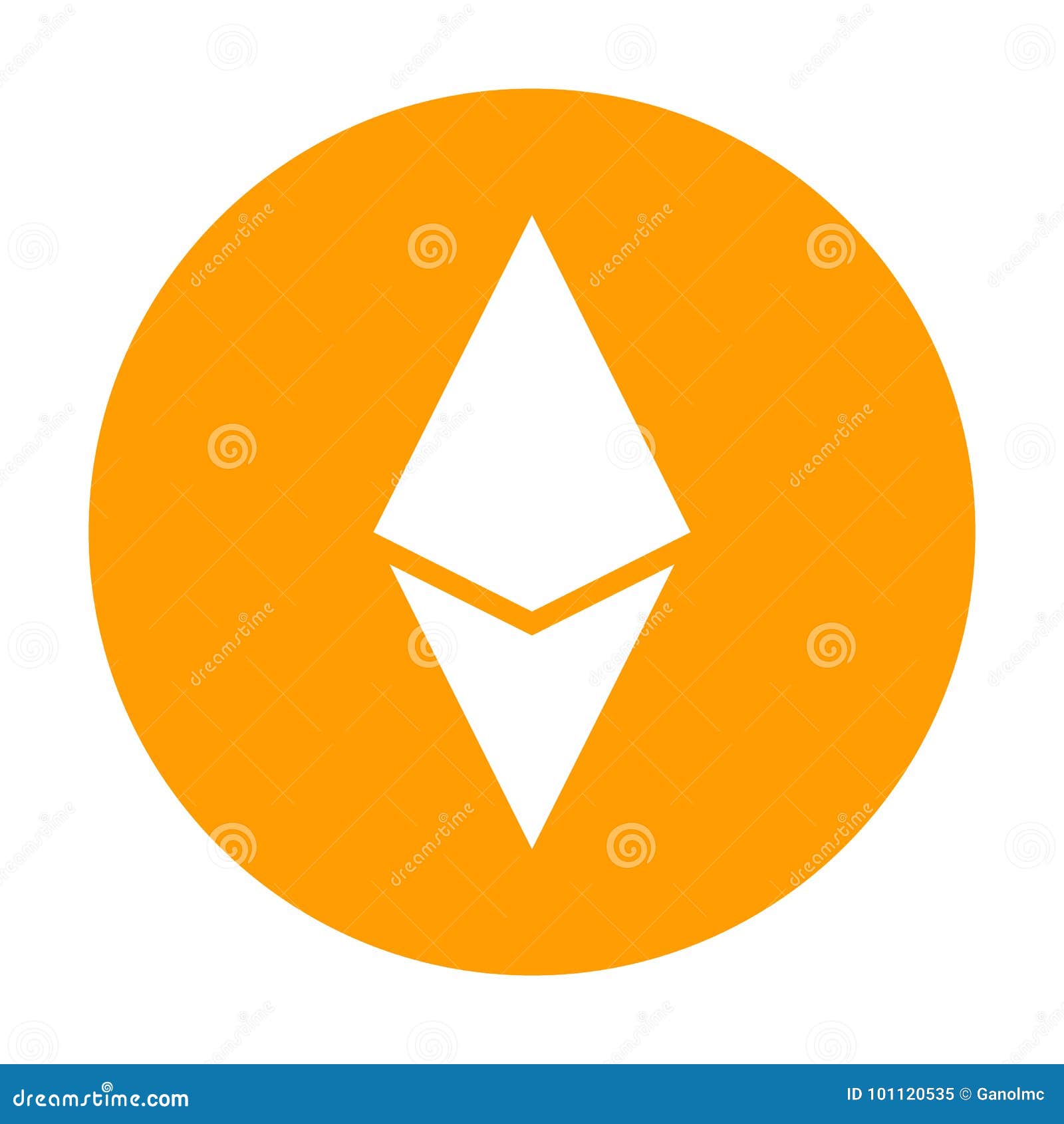 Ethereum Icon for Internet Money. Crypto Currency Symbol. Blockchain ...
