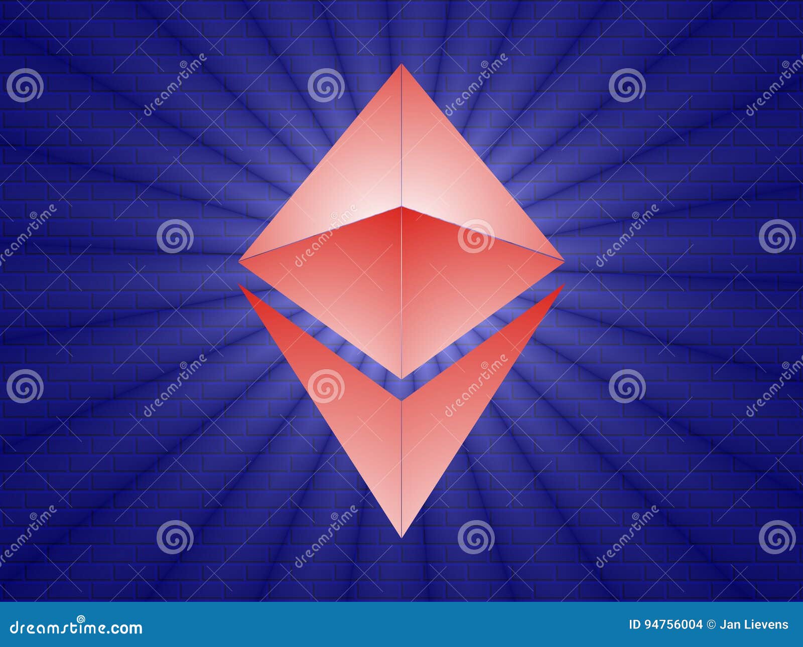 Ethereum Logo With Cool Gold Color Editorial Photo | CartoonDealer.com ...