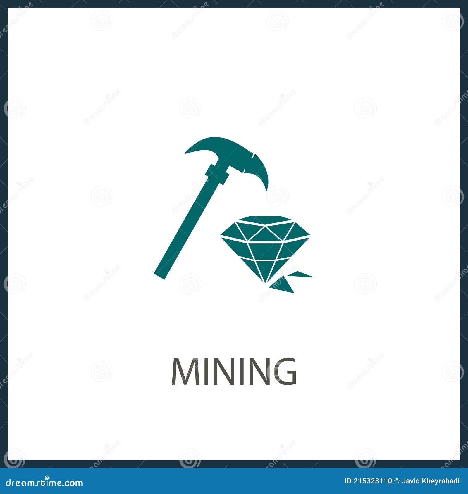Ethereum Mining Hammer Simple Icon. Mining Hammer Isolated Icon Stock ...