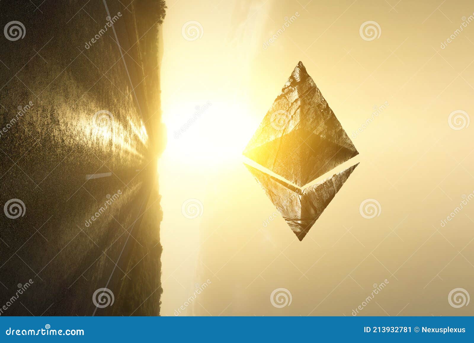 Ethereum Symbol on Empty Road Editorial Photo - Image of crypto, career ...