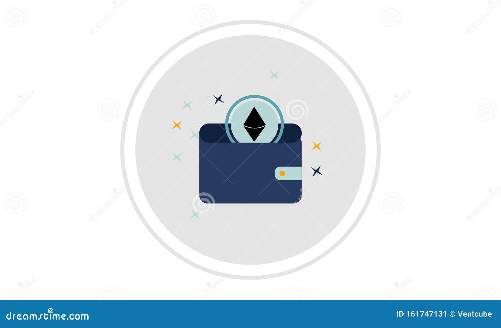 Ethereum Wallet Vector Icon - Vector Editorial Photo - Illustration of ...