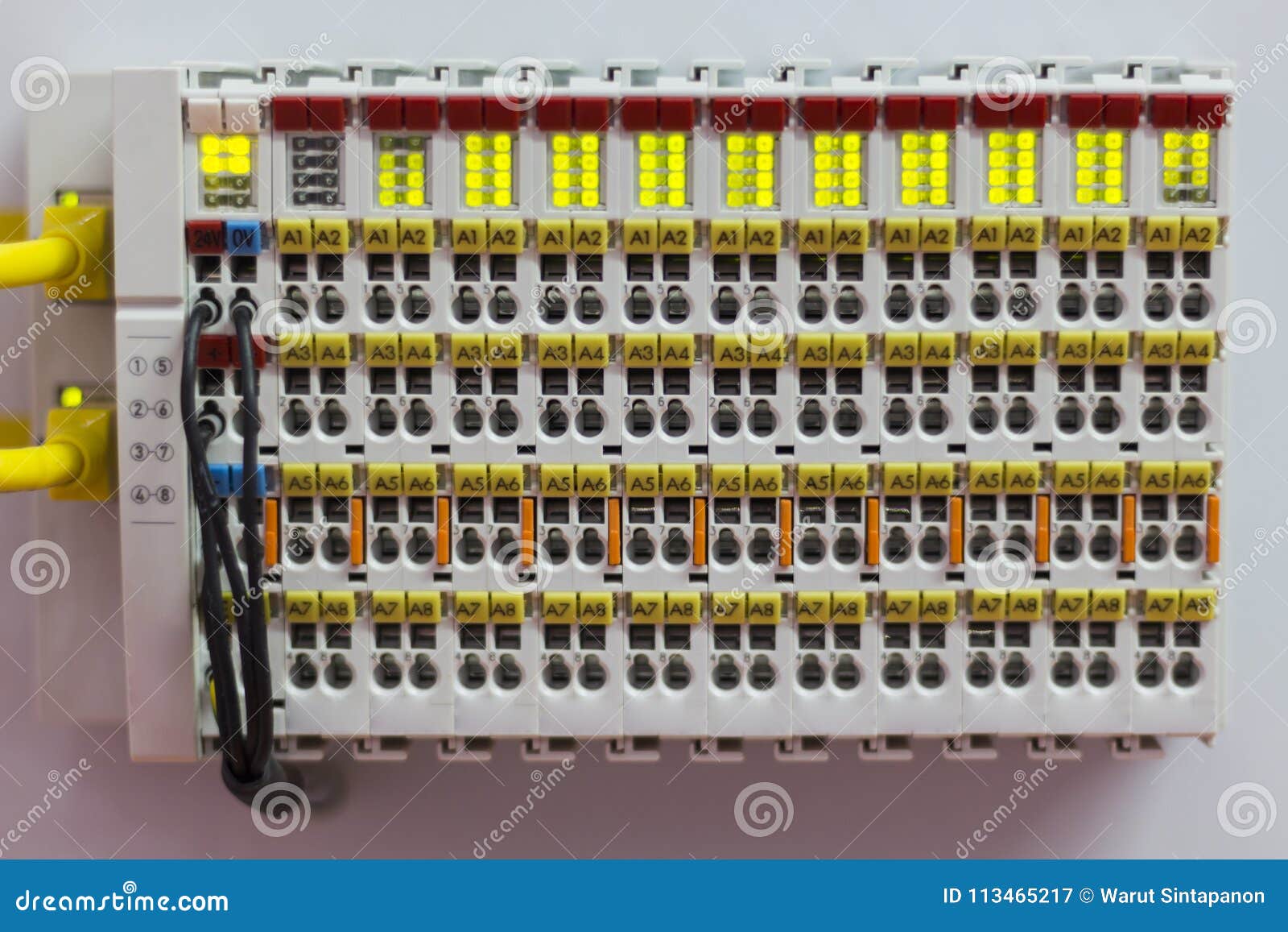 Ethernet Based Fieldbus System Stock Image Image Of Controller