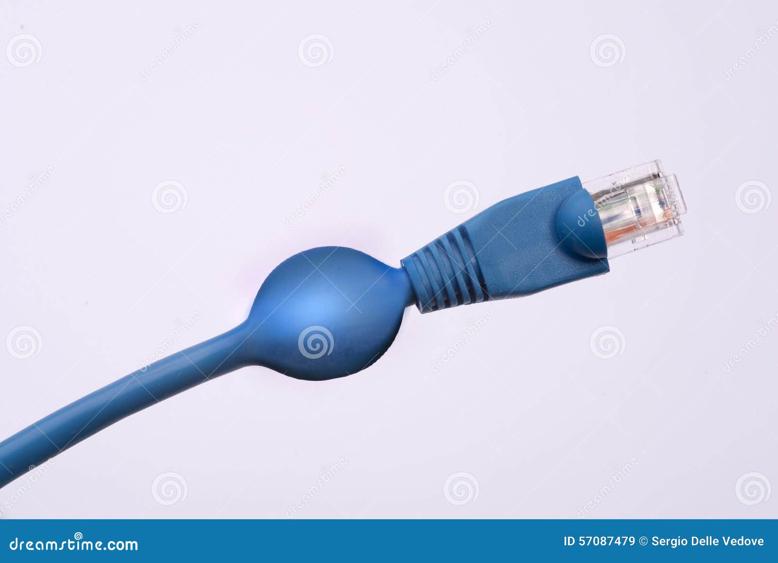 Ethernet cable stock image. Image of connection, blue - 57087479