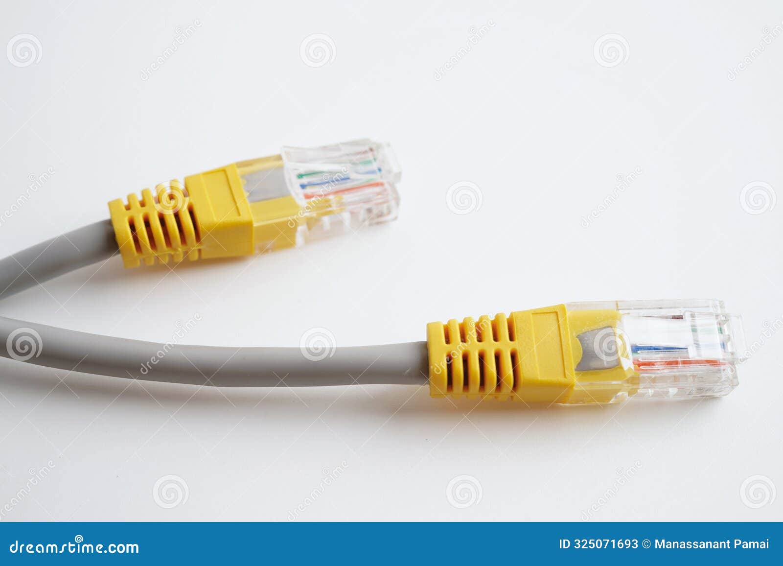 Ethernet Cable for Connect To Wireless Router Link To Internet Service ...