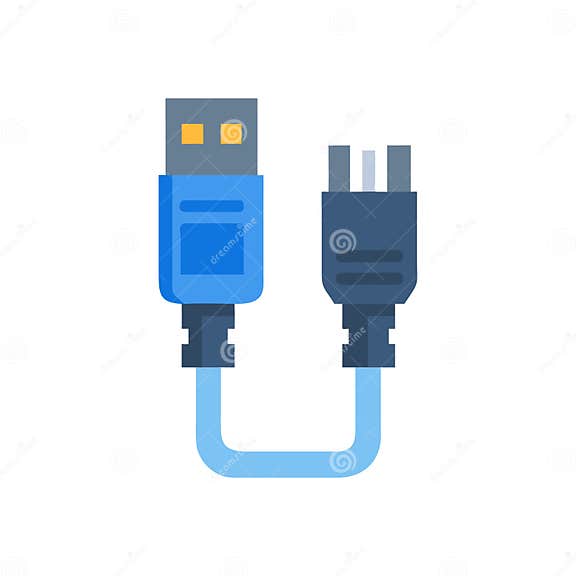 Ethernet Cable Connection Graphic Stock Illustration - Illustration of ...
