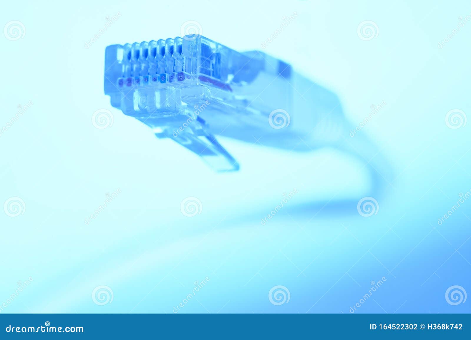 Ethernet Cable Lan Internet Wire Data Connection. Digital Communication ...