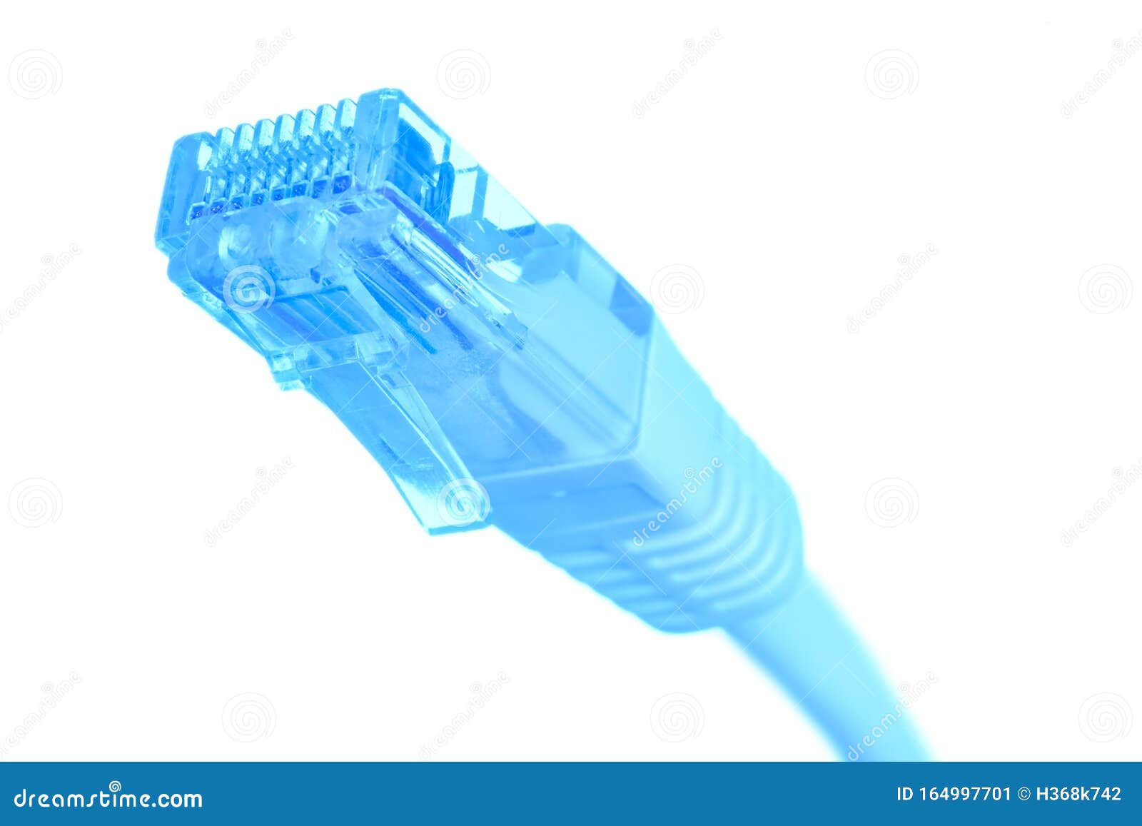 Ethernet Cable Lan Internet Wire Data Connection. Digital Communication ...
