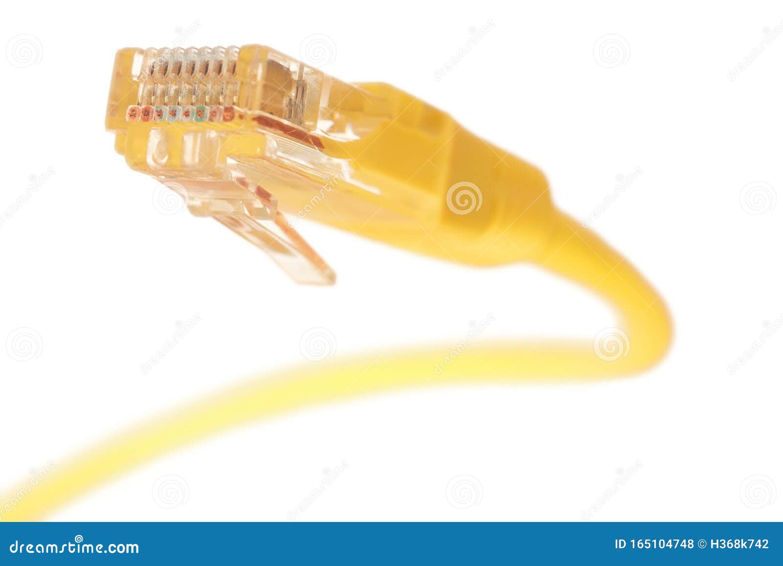 Ethernet Cable Lan Internet Wire Data Connection. Digital Communication ...