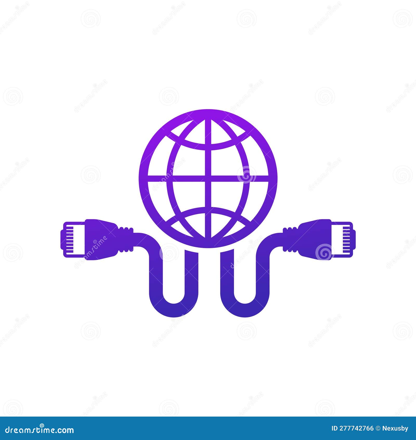 Ethernet Cable, Network Icon, Vector Stock Vector - Illustration of ...