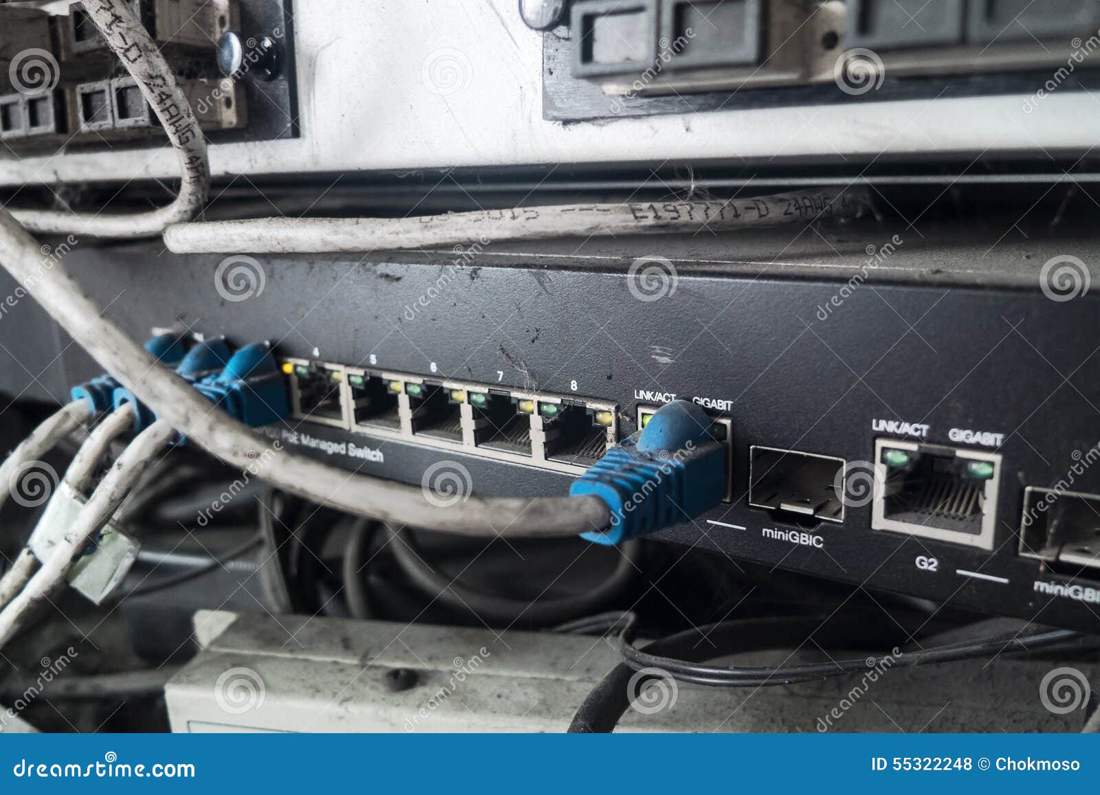 Ethernet cable stock photo. Image of global, business - 55322248