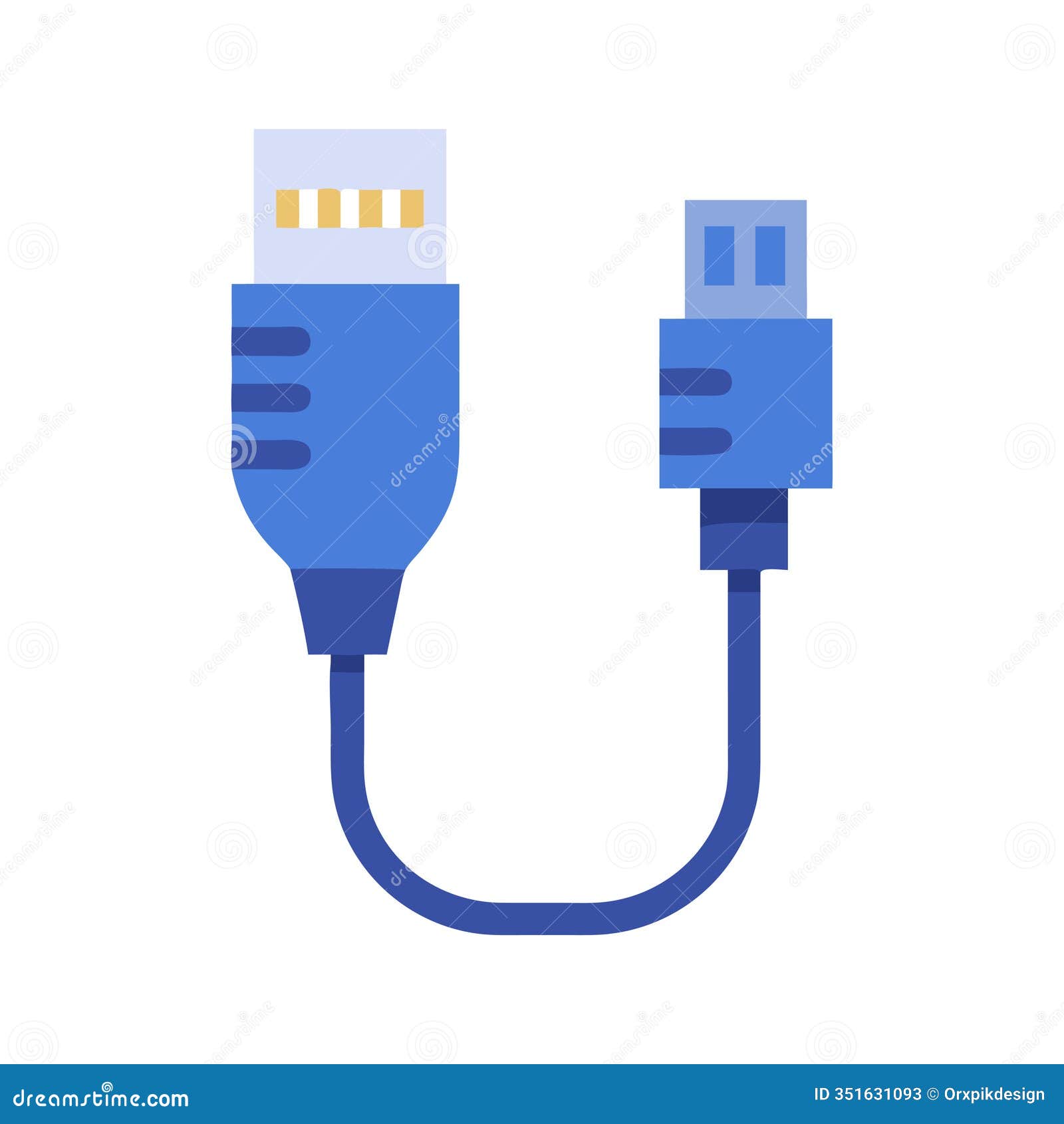 Ethernet Cable Technology Icon Cartoon Vector | CartoonDealer.com ...
