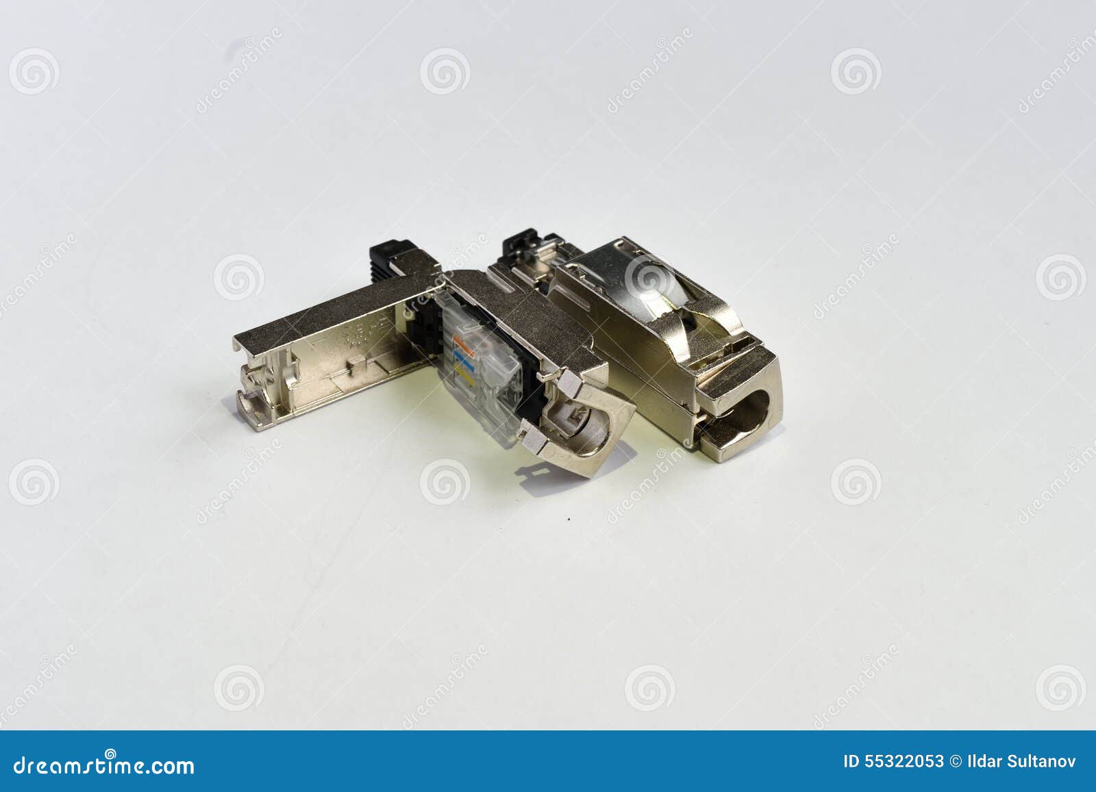Ethernet connector stock image. Image of installation - 55322053