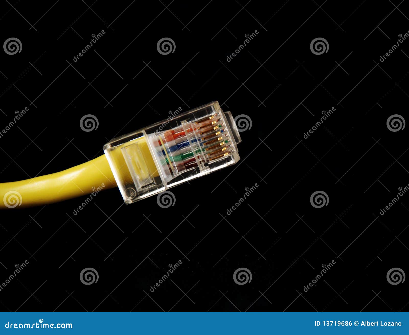 Ethernet Connectors Picture. Image: 13719686