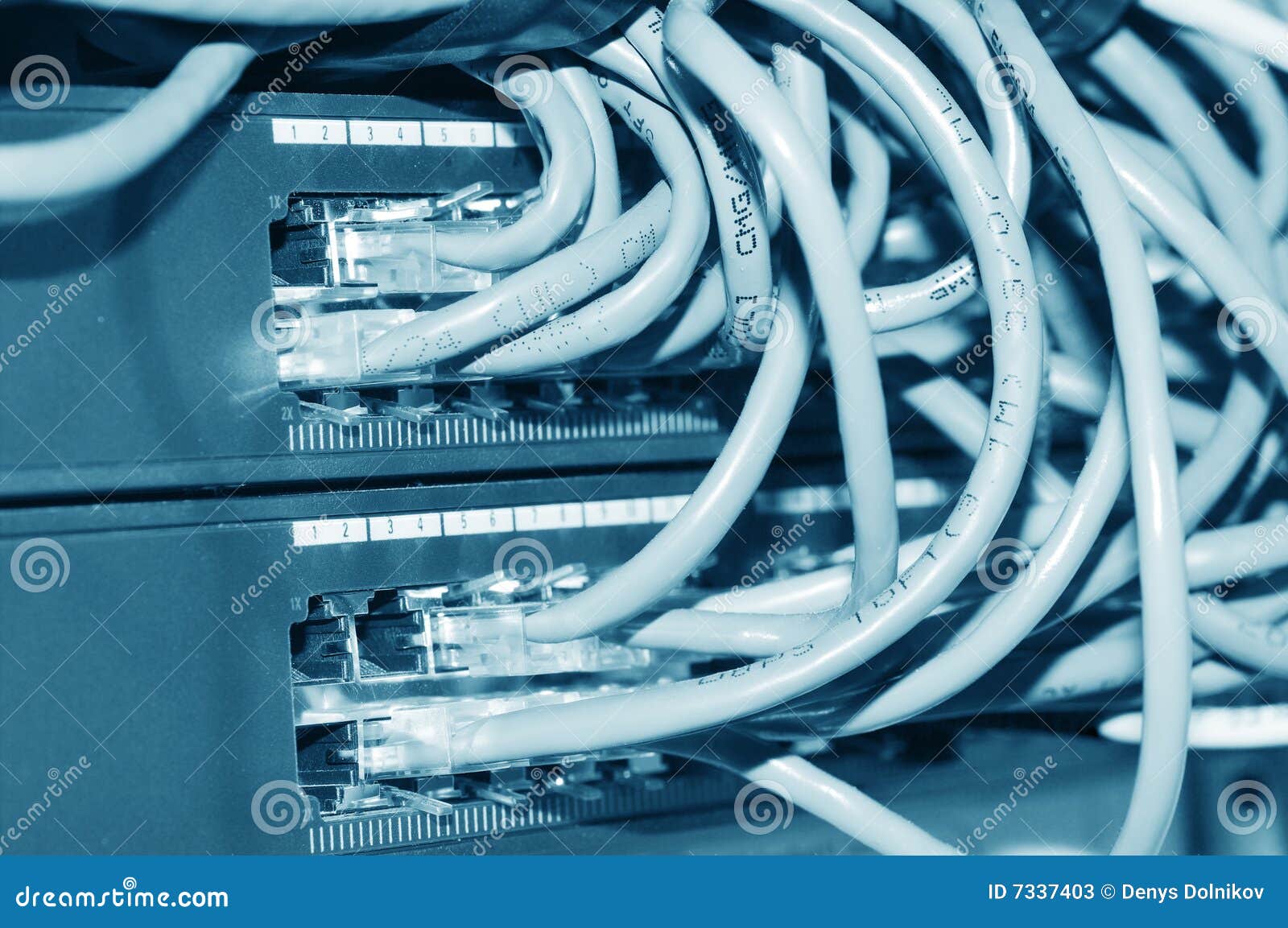 Ethernet Hub stock image. Image of networking, cable, cat5 - 7337403