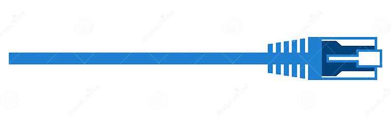 Ethernet LAN Cable Vector stock vector. Illustration of socket - 323374604