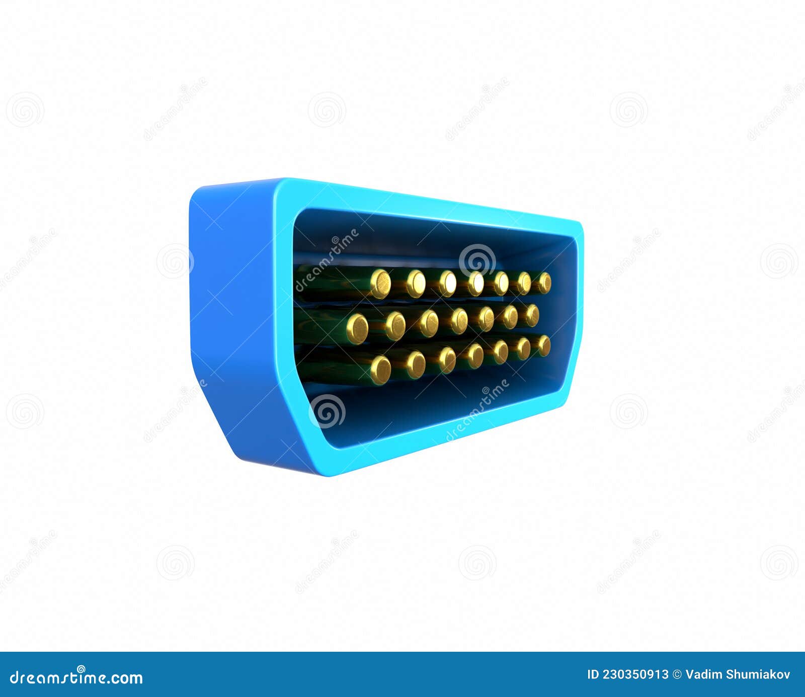 Ethernet Network Cable - 3D Rendering Stock Illustration - Illustration ...