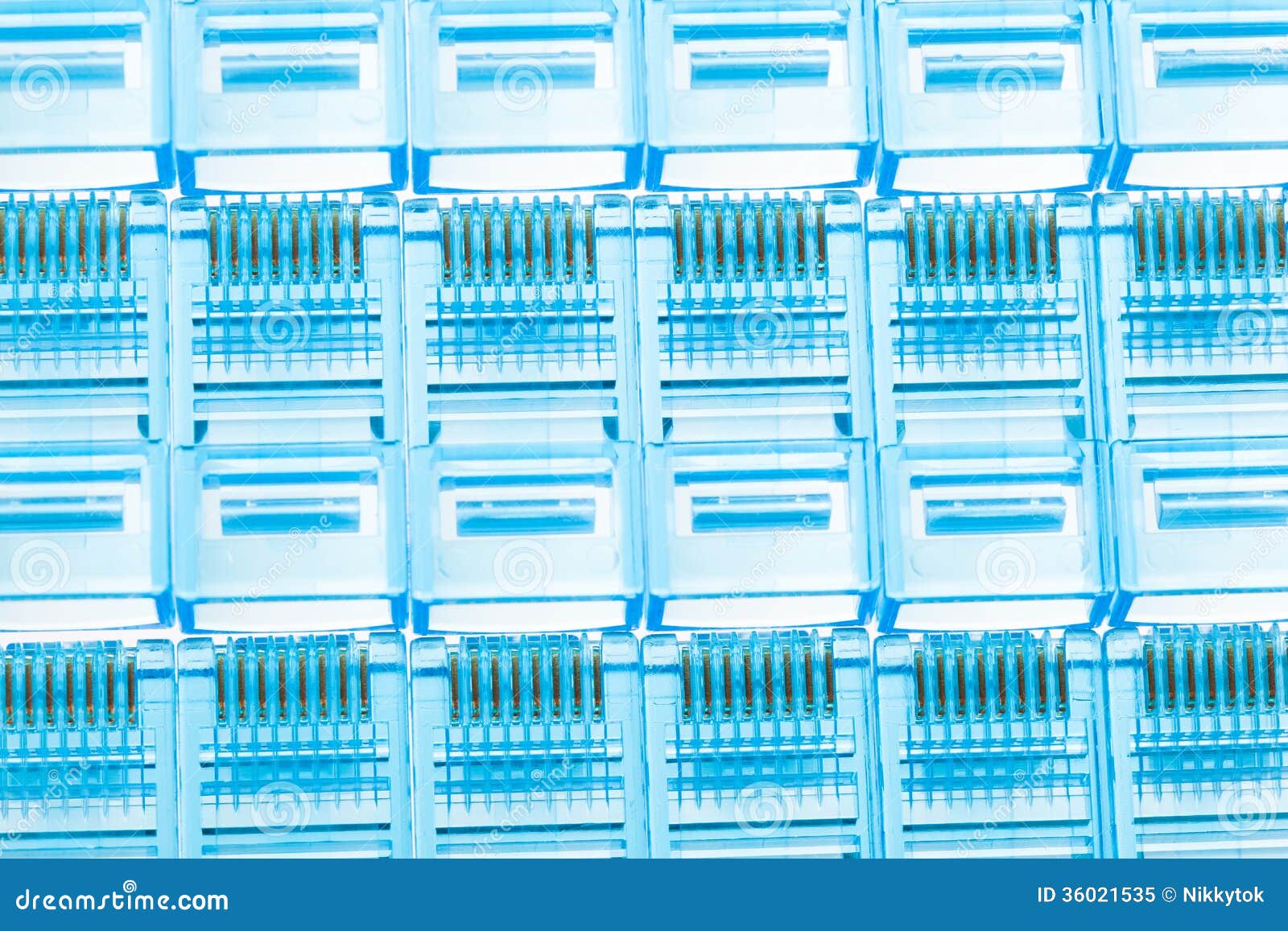 Ethernet Rj45 Blue Lan Plugs Stock Image - Image of ecommerce, abstract ...